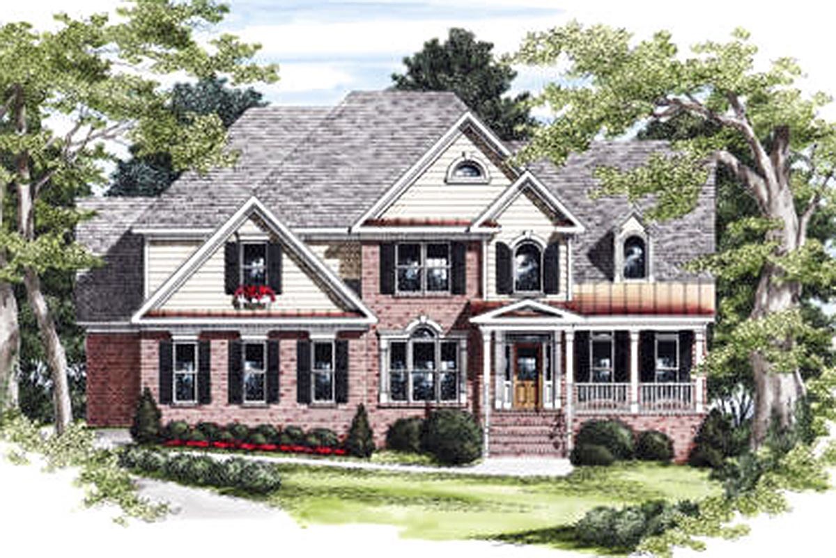 Charming 2-Story Traditional Home Plan - 710300BTZ | Architectural ...