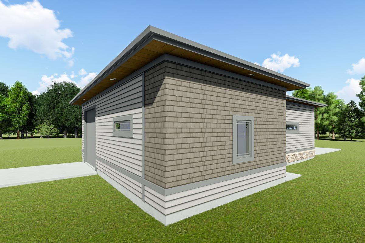 Drive-Through Detached Garage Plan with Shop - 64479SC | Architectural ...