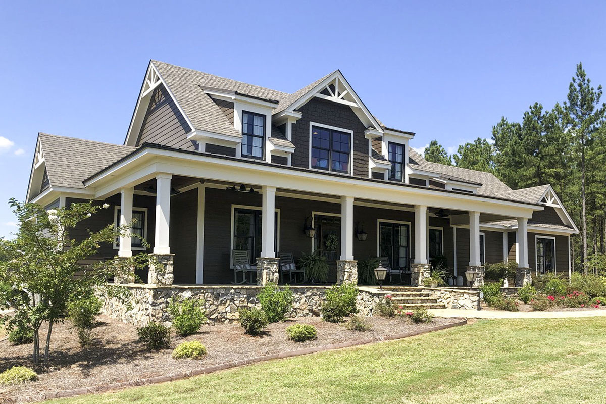 Two-story Country House Plan with Ample Storage Space - 86342HH ...