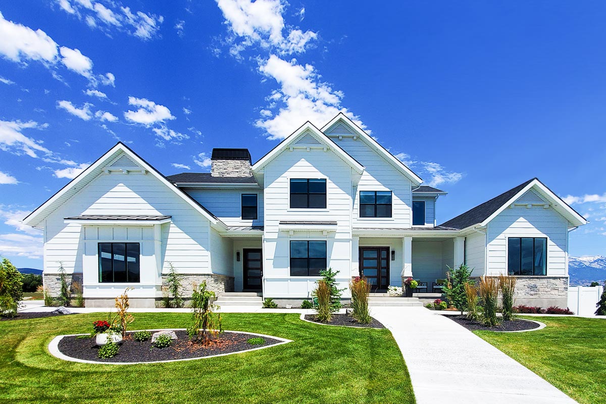 Plan 910073WHD: Exclusive Modern Farmhouse Plan with Optional Walk-out ...