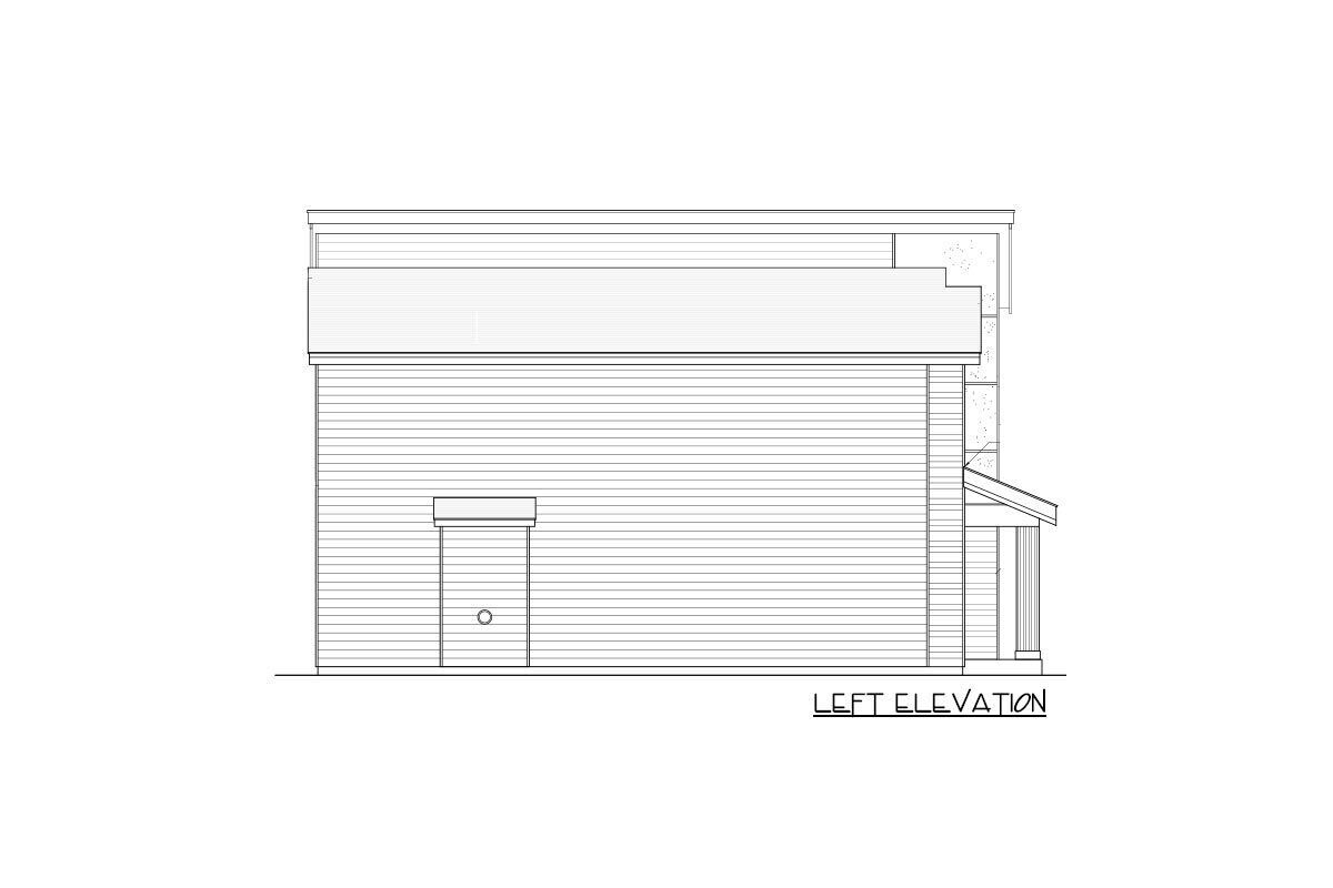 1631 Square Foot Contemporary Plan Just 26-Feet Wide Perfect for a ...