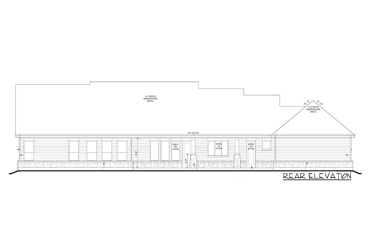Exclusive One-Level Home Plan with Game Room - 440003PWL ...