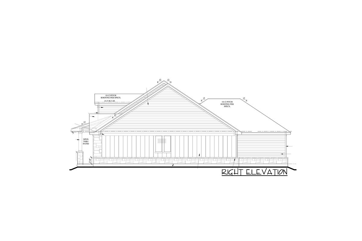 Exclusive One-Level Home Plan with Game Room - 440003PWL ...