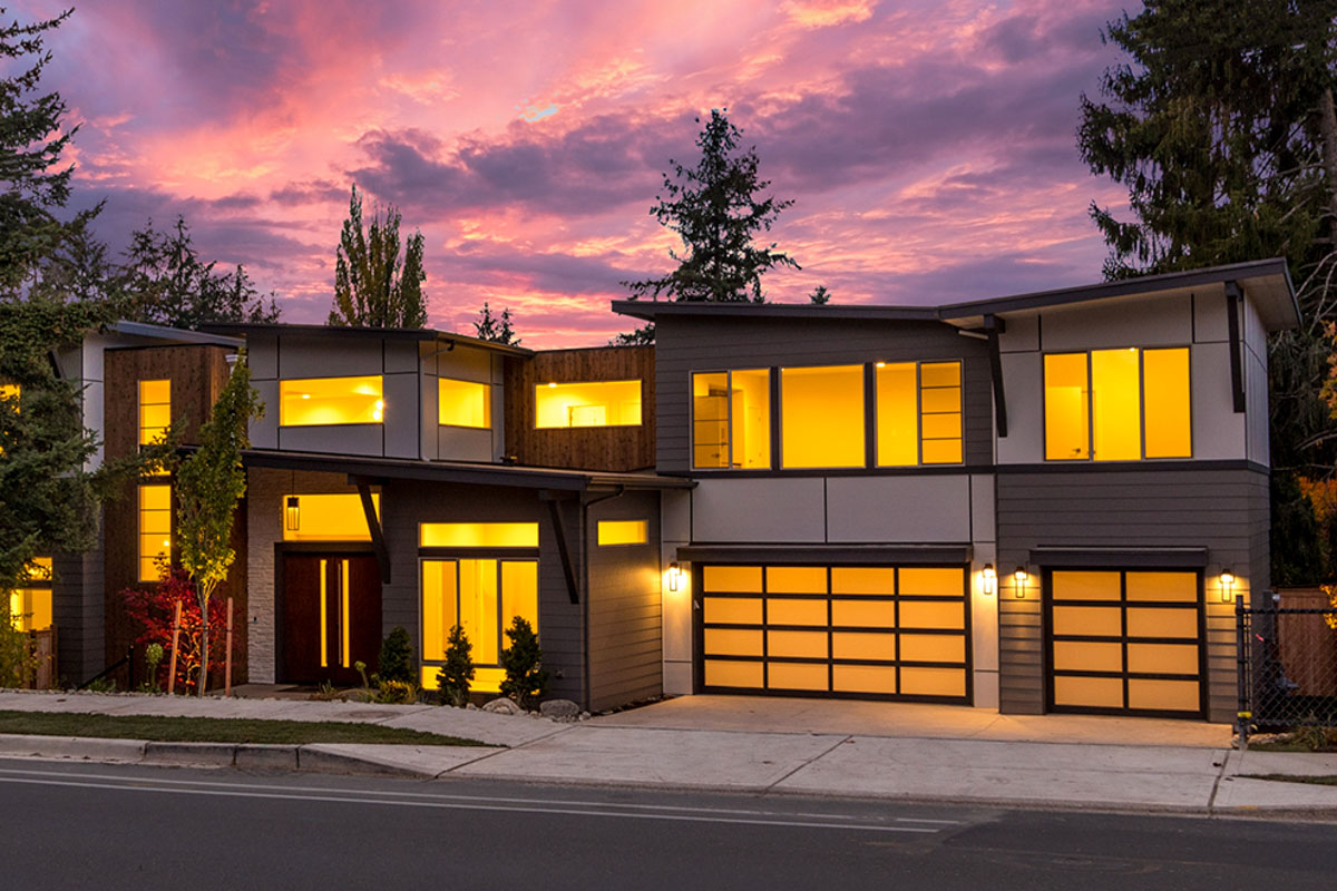 Plan 23859JD: Two-Story Contemporary Home Plan for Indoor / Outdoor ...