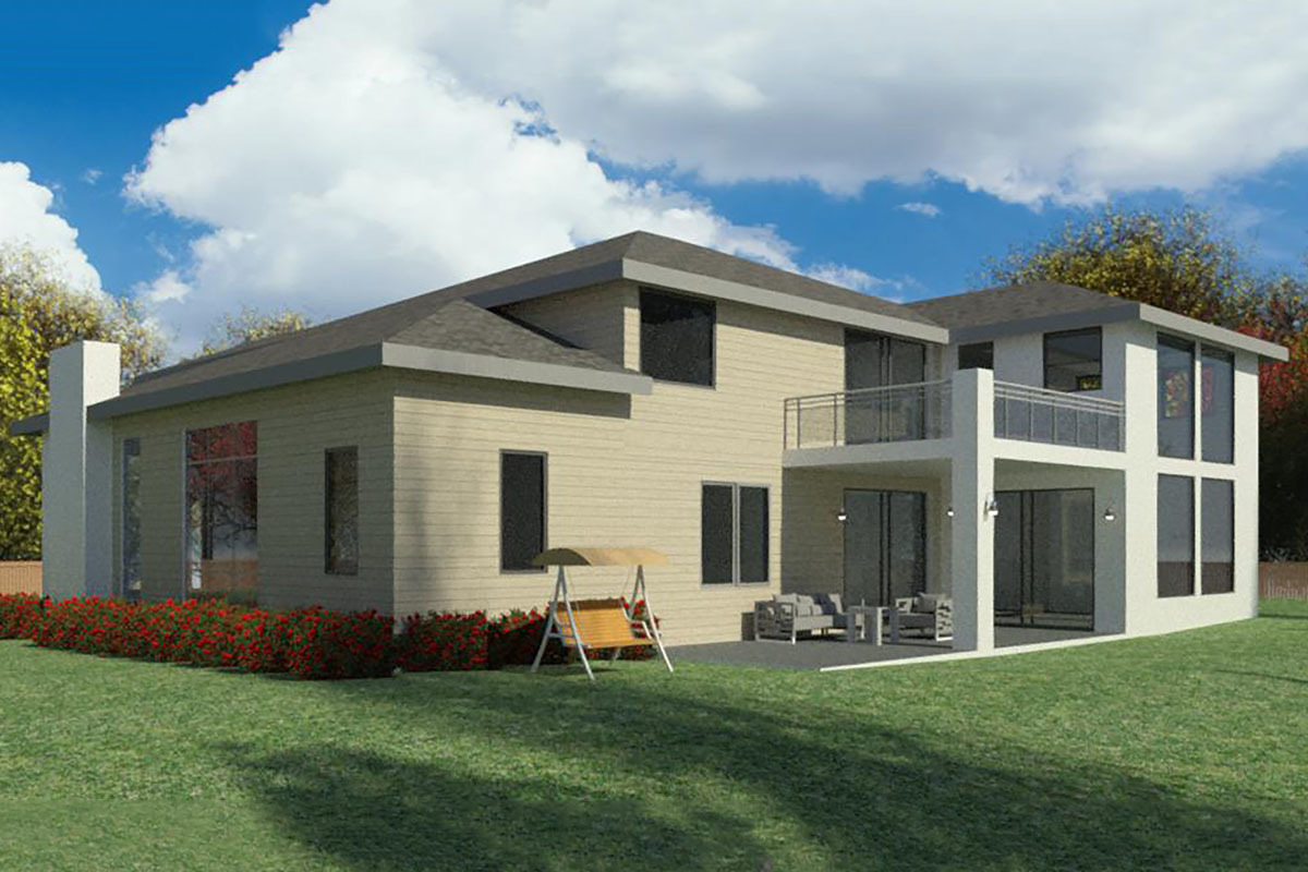 Spacious Two-Story House Plan with Two Staircases - 666089RAF ...