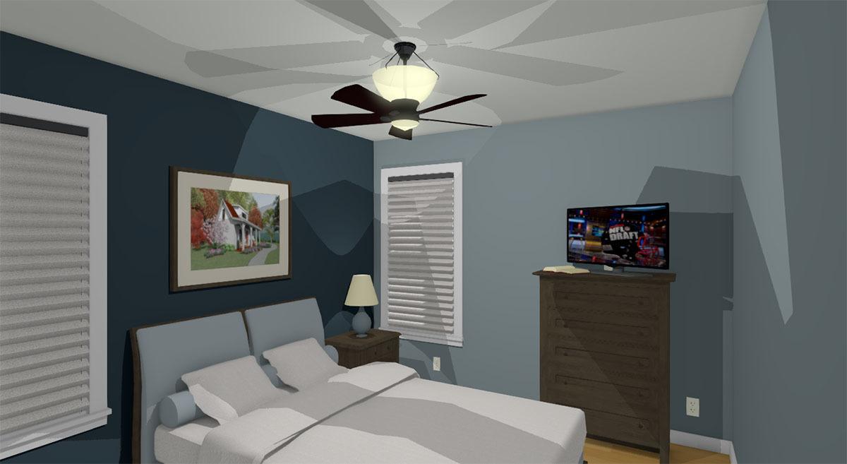 750-Square Foot Cottage House Plan with Vaulted Living Room - 430808SNG ...