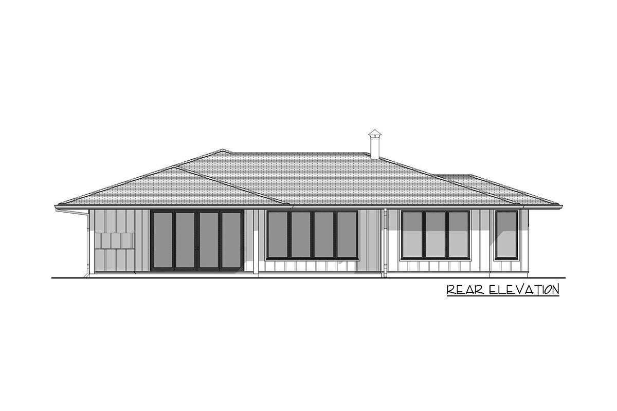 One-Story Contemporary Home Plan with Open Concept Layout - 67786NWL ...