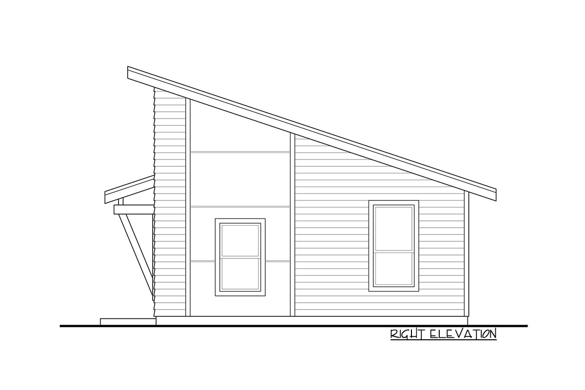 One Bedroom ADU or Guest Cabin - 720002DA | Architectural Designs ...
