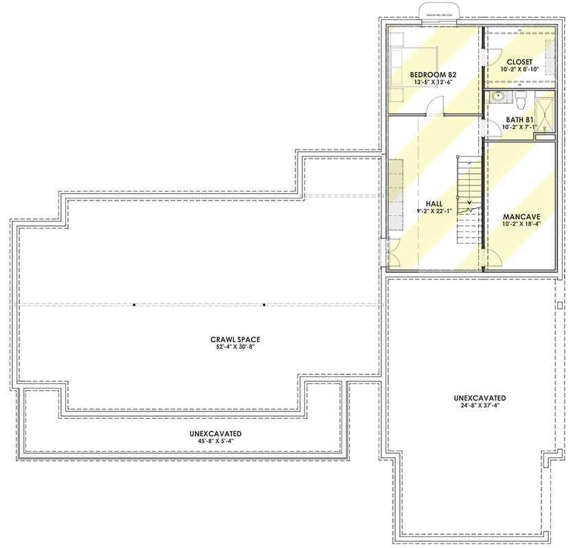 Modern Farmhouse Plan with Bonus Room and Man Cave - 2591 Sq Ft ...