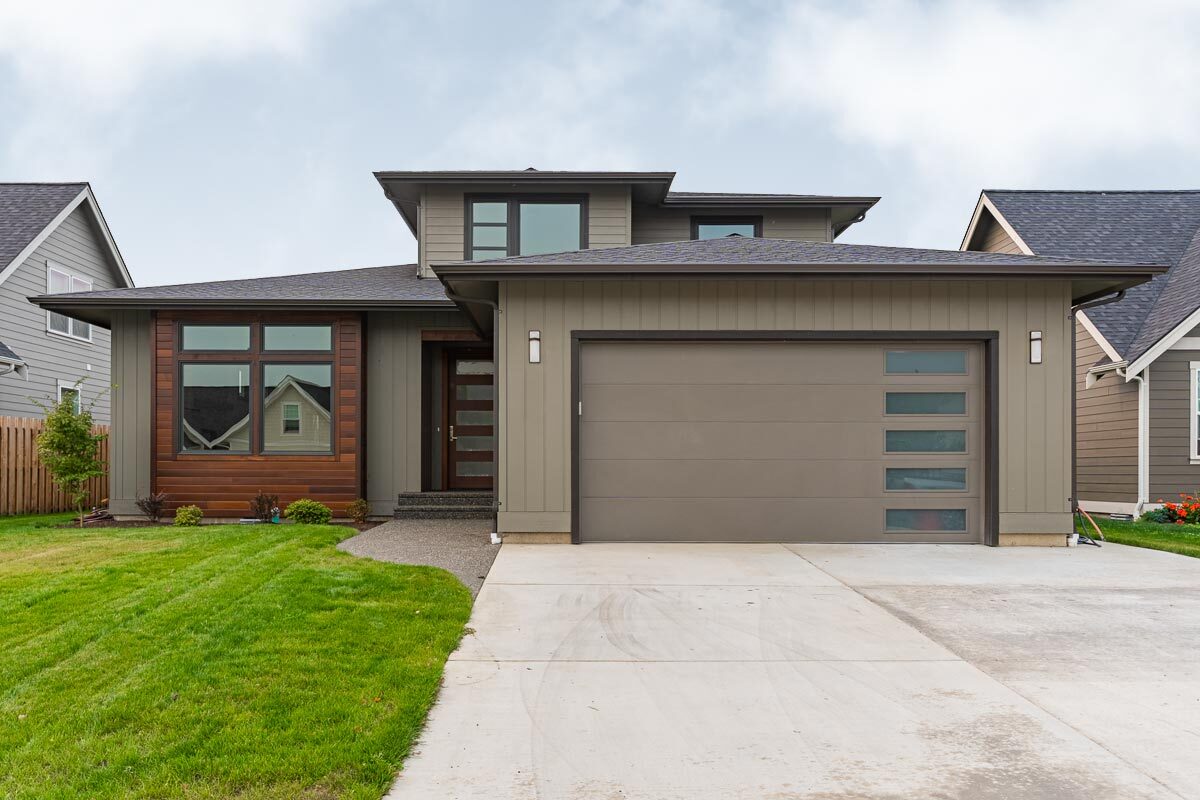 Contemporary Two-story House Plan with Main-level Master Bedroom ...