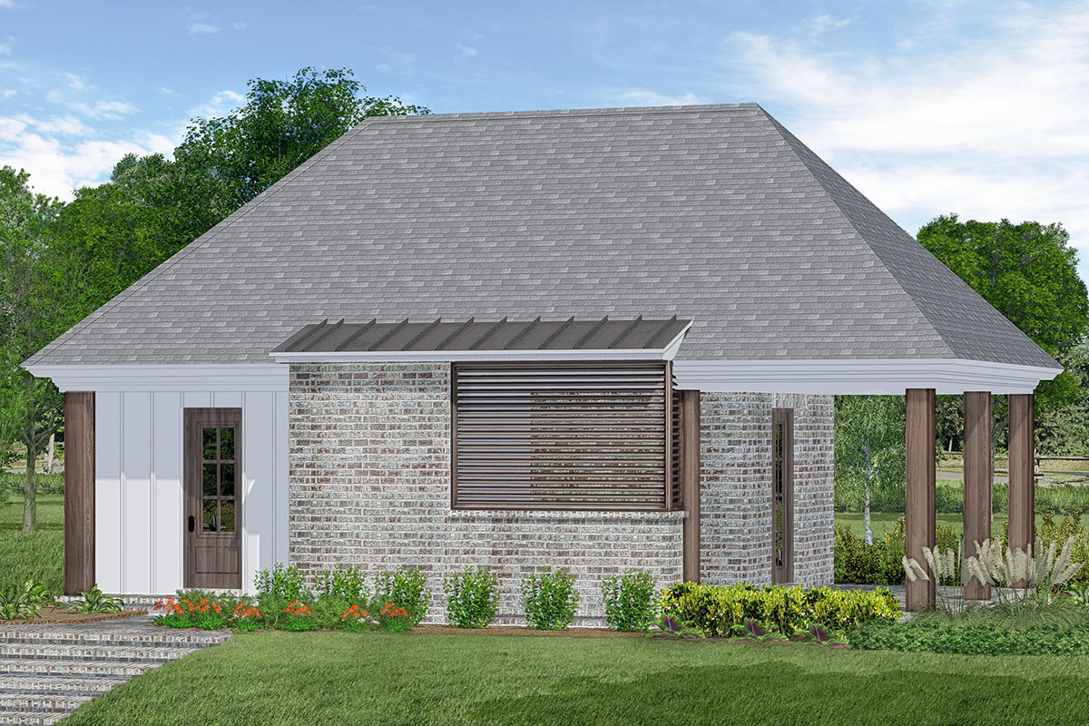 Plan 510172WDY: Detached Workout Room with Storage