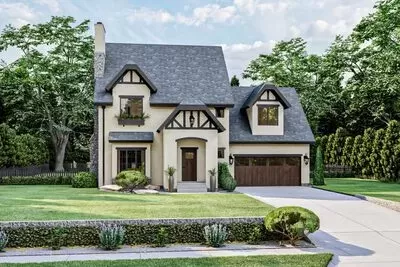 Cost-to-Build Report for Plan 62995DJ: 3-Bed European Cottage with Open ...