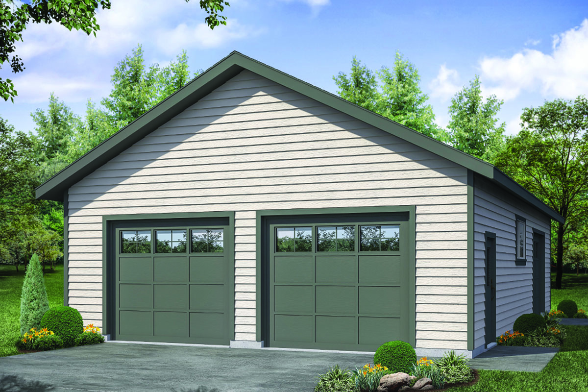 Plan 720019DA: Detached Garage with a Twist