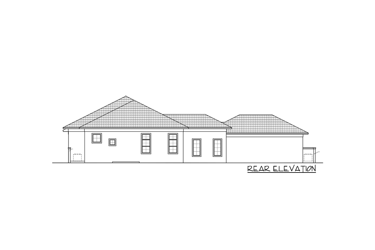 Contemporary Florida Home Plan with Large Outdoor Living Area - 65648BS ...