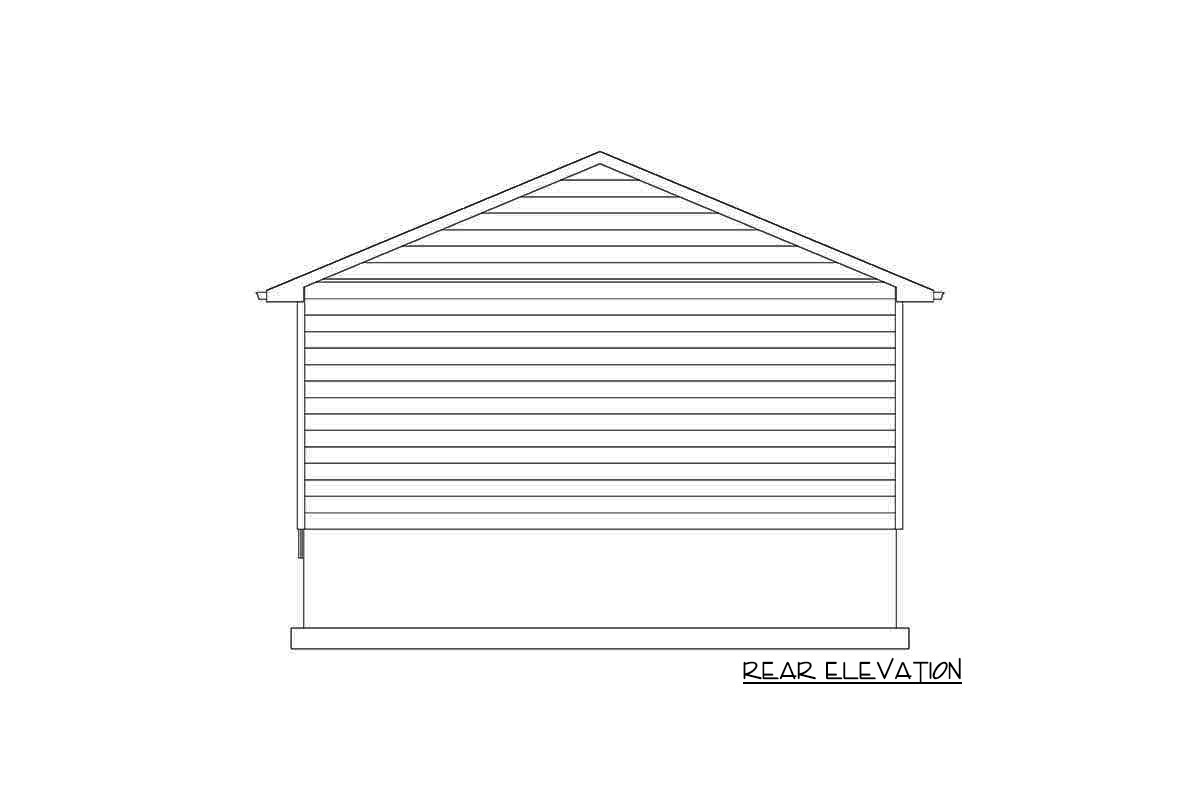 2-Car Extra-deep Garage with Oversized Door - 61224UT | Architectural ...