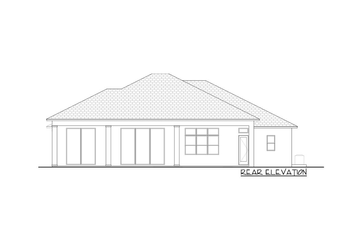 Coastal Mediterranean Home Plan with Study and Split Bedrooms - 65660BS ...