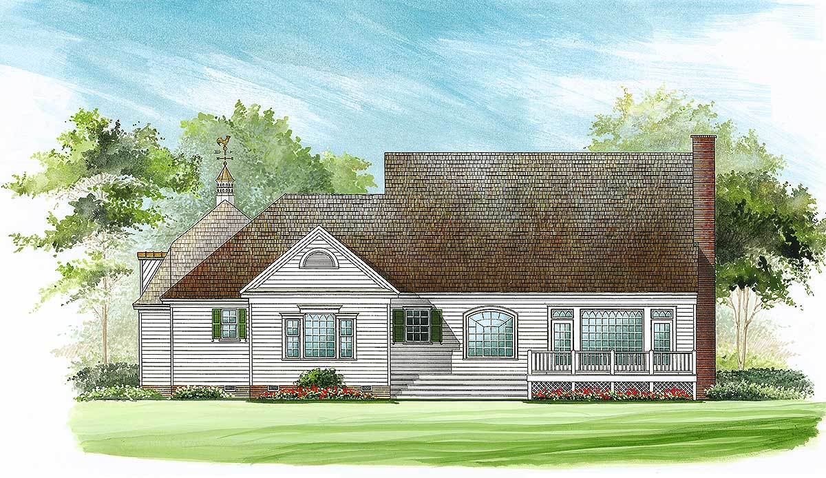 Traditional Country Home Plan - 32545WP | Architectural Designs - House ...
