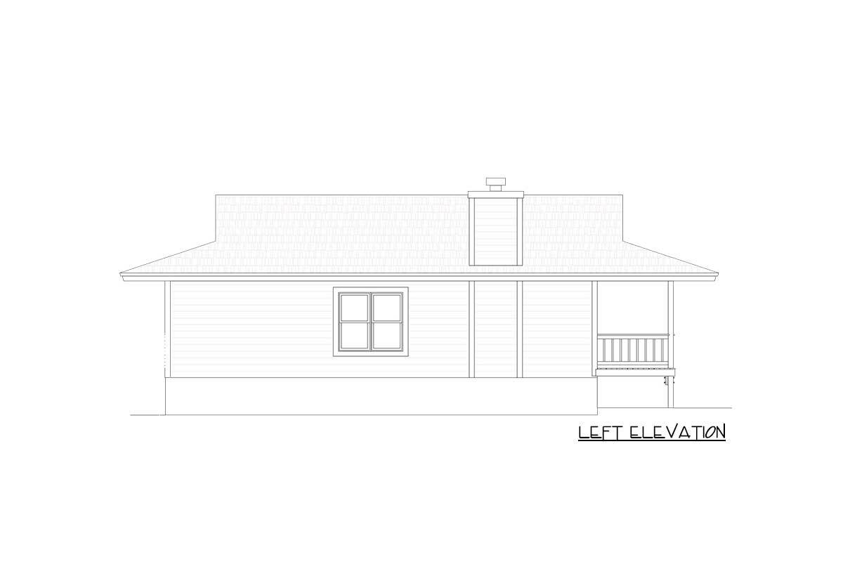 Southern Cottage Plan with Open Living Space - 68831VR | Architectural ...