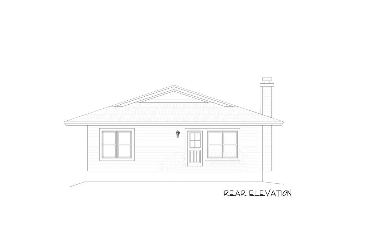 Southern Cottage Plan with Open Living Space - 68831VR | Architectural ...