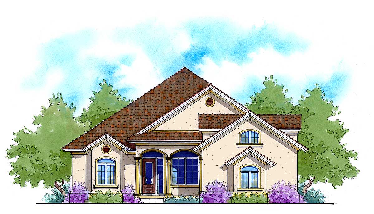Plan 33128ZRX: 3 Bed House Plan Under 50-Feet Wide with Bonus Expansion ...