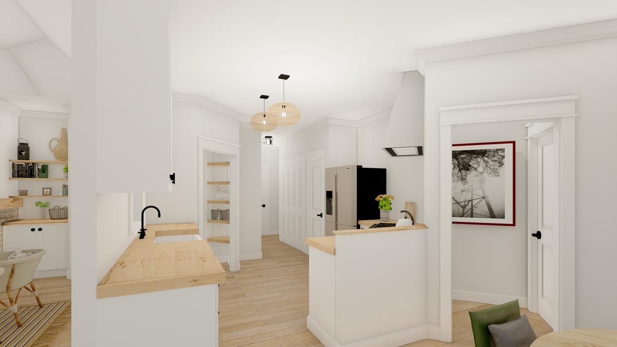 Modern Farmhouse with 2-Car Courtyard Entry Garage with Bonus and Bath ...