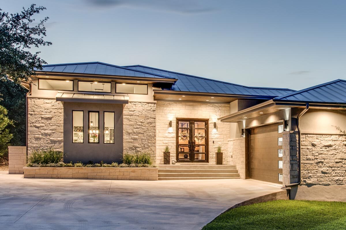Neo-Prairie-Style House Plan with Outdoor Living - 333002JHB ...