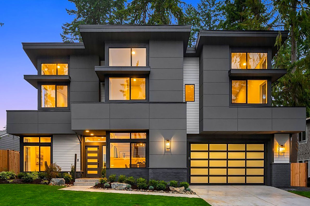Modern Northwest House Plan with Den and Bonus Room - 23923JD | Architectural Designs - House Plans