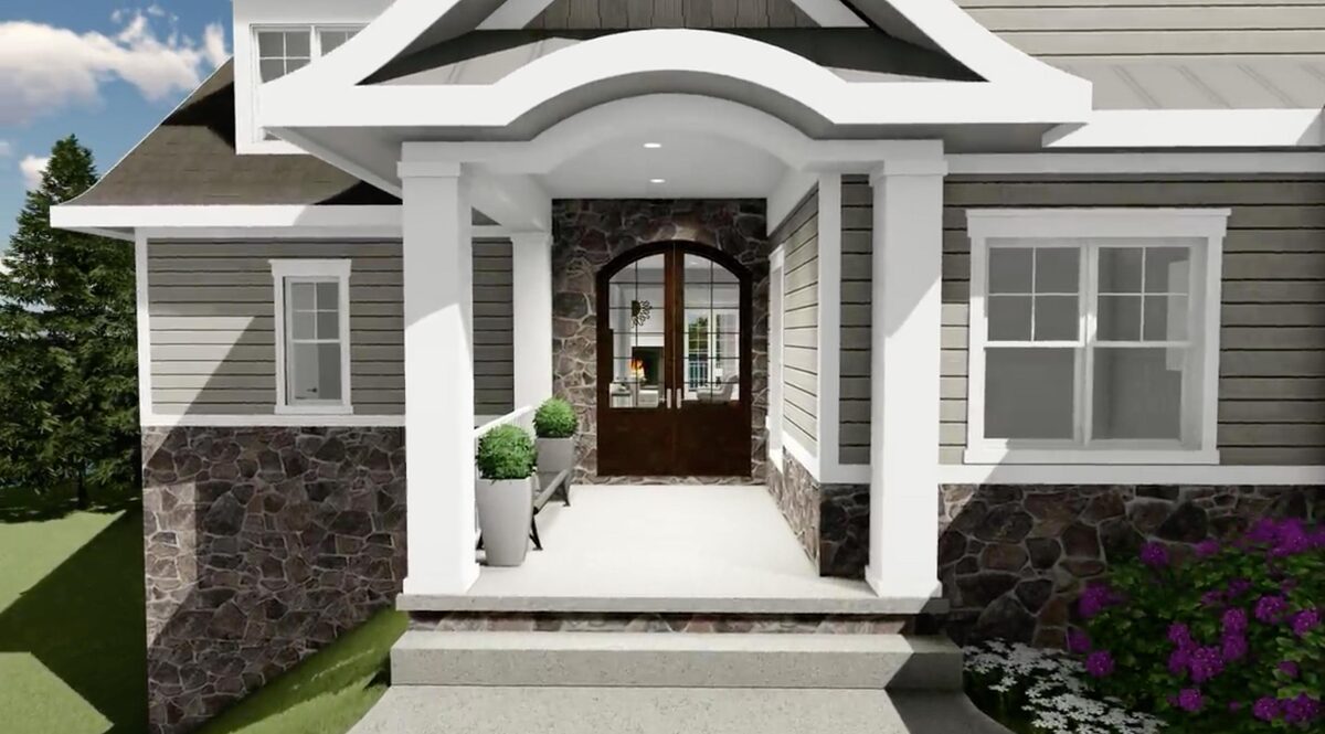 Luxury Coastal Home Plan for Rear Sloping Lot - 871015JEN ...