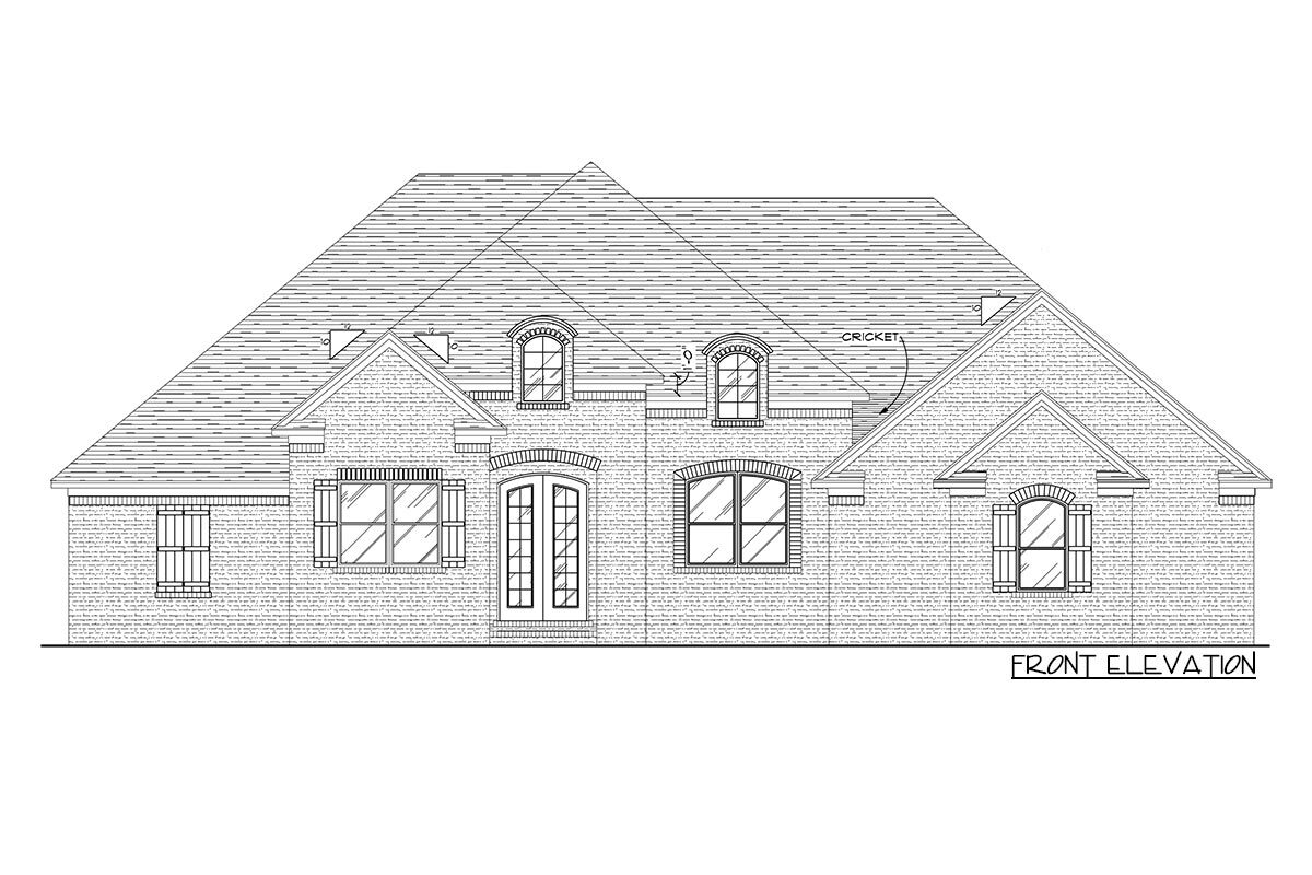 Transitional European Home Plan with Split-bed Layout - 461029DNN ...