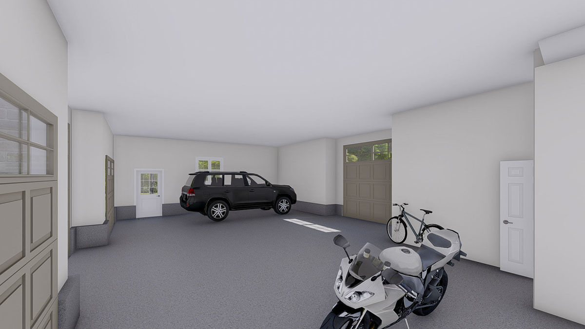 Detached Garage with Drive-through RV Bay and Home Office Above ...