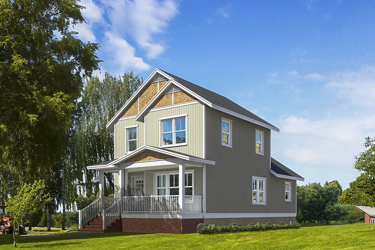 Plan 31606GF: 2-Story Country House Plan with Main-level Master Bedroom