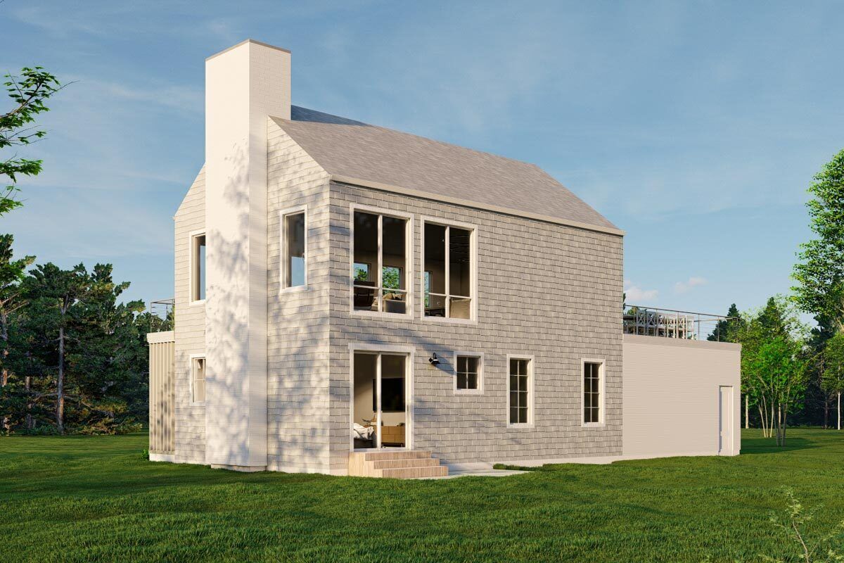 3 Bed Contemporary Cabin with Open Concept Second Floor and Outdoor ...