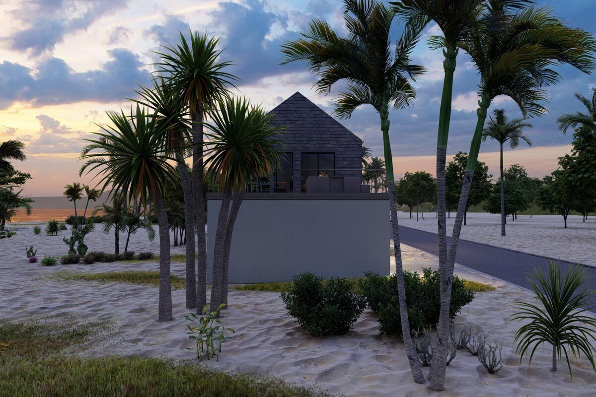 3 Bed Contemporary Cabin with Open Concept Second Floor and Outdoor ...