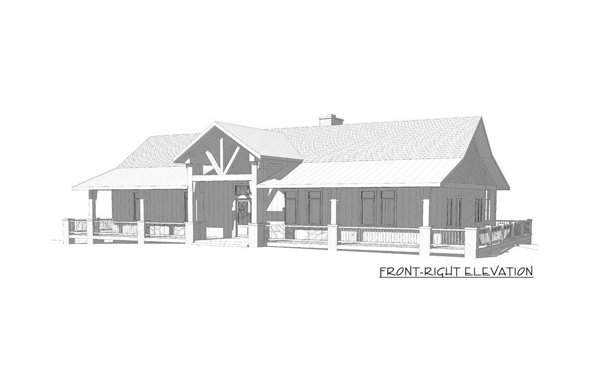 Mountain Home Plan with Finished Basement and Wraparound Porch ...