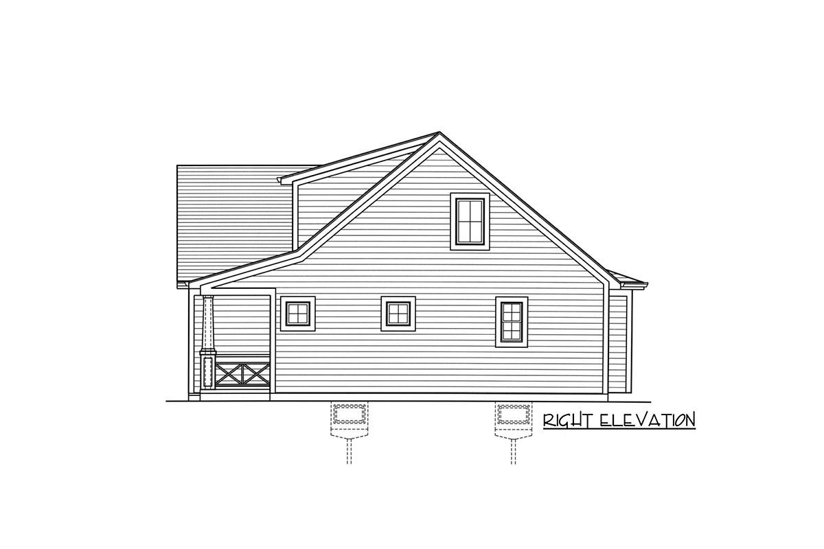 1760 Cape Cod Cottage House Plan with 3 Bedrooms - 39035ST ...