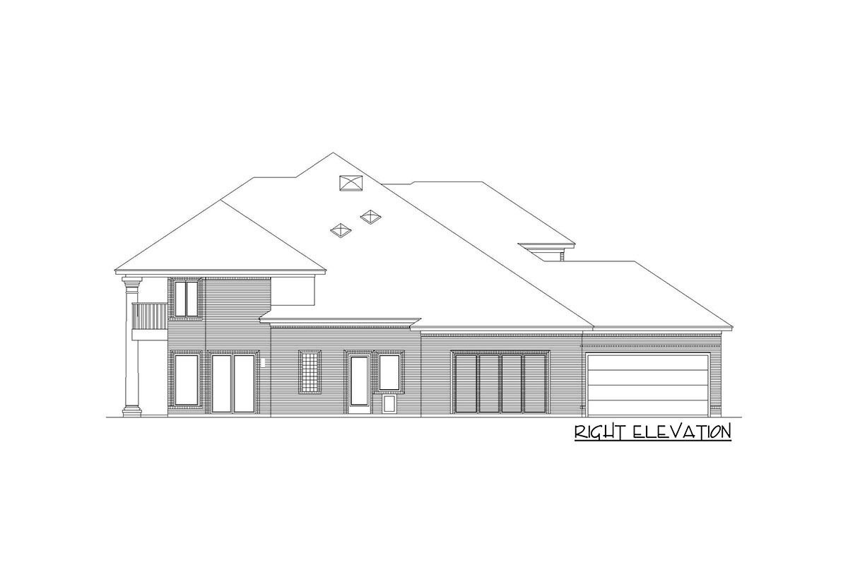 4 Bed Contemporary House Plan Under 5,000 Square Feet with Wet Bar ...