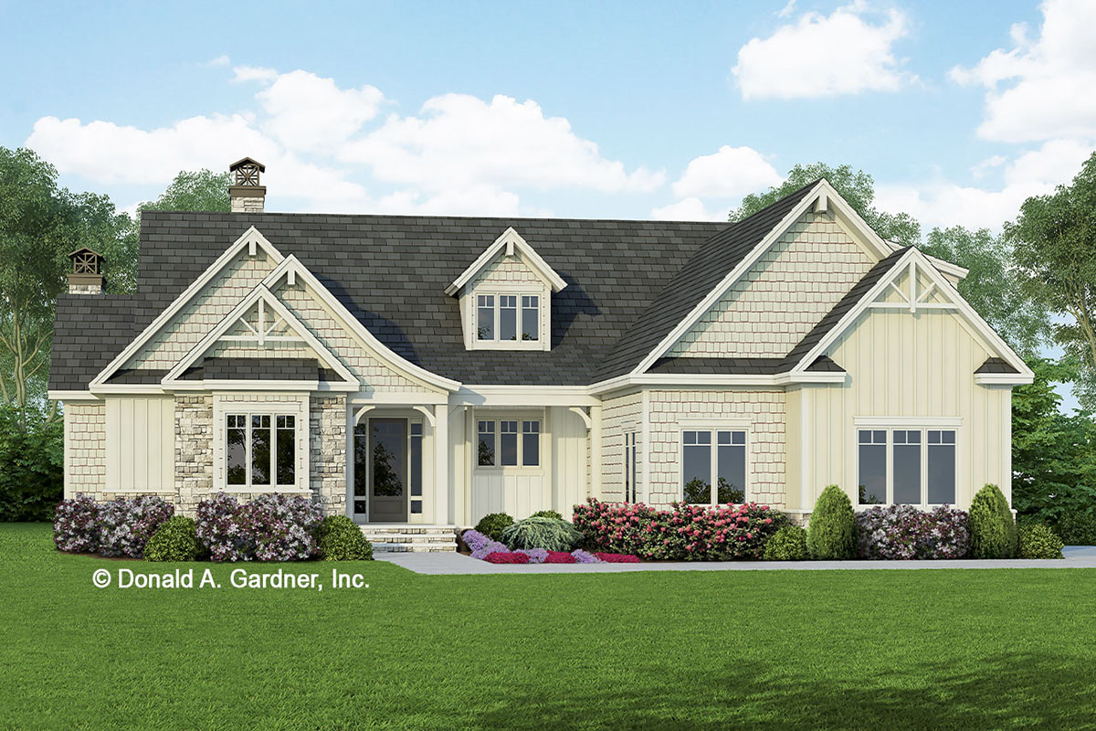 Plan 444364GDN: One-Story Craftsman Home Plan Under 2000 Square Feet ...