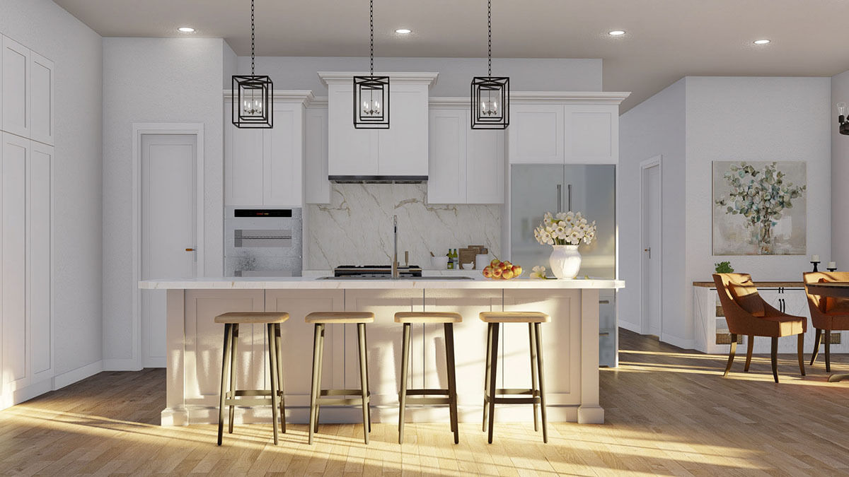 3000 Square Foot 4 Bed House Plan with a Brick Exterior and Bonus ...