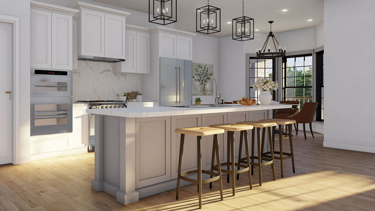 3000 Square Foot 4 Bed House Plan with a Brick Exterior and Bonus ...