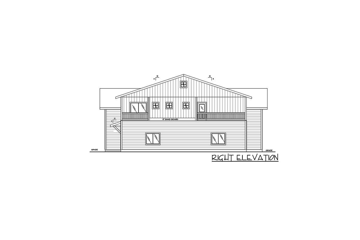 3200 Square Foot Shouse Plan with 2400 Square Foot Shop Plus a 3-Car ...