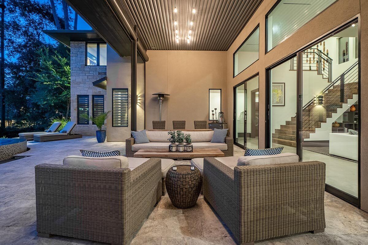 Neo-Prairie Style Home Plan Under 3700 Square Feet with 3 Bedrooms ...