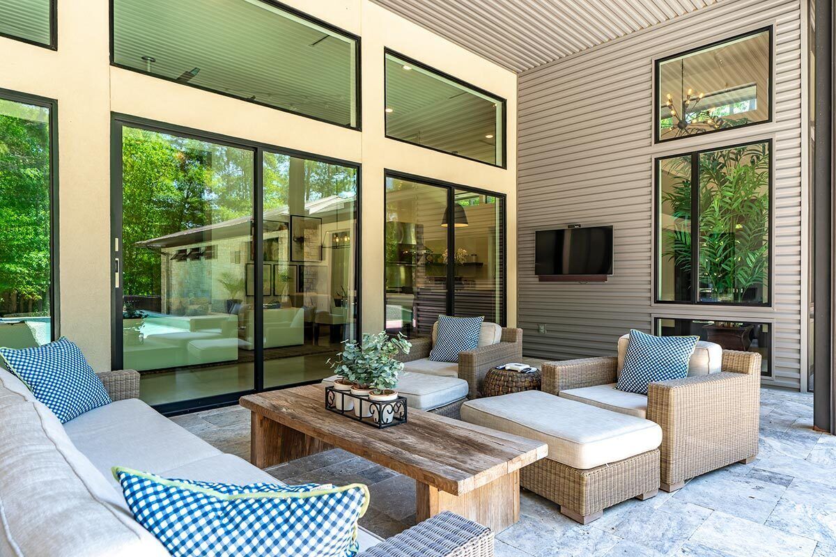 Neo-Prairie Style Home Plan Under 3700 Square Feet with 3 Bedrooms ...