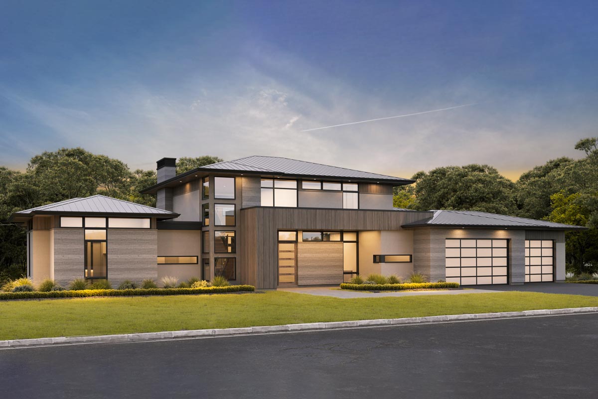 Plan 270066AF: Sleek Contemporary House Plan Under 3500 Square Feet ...