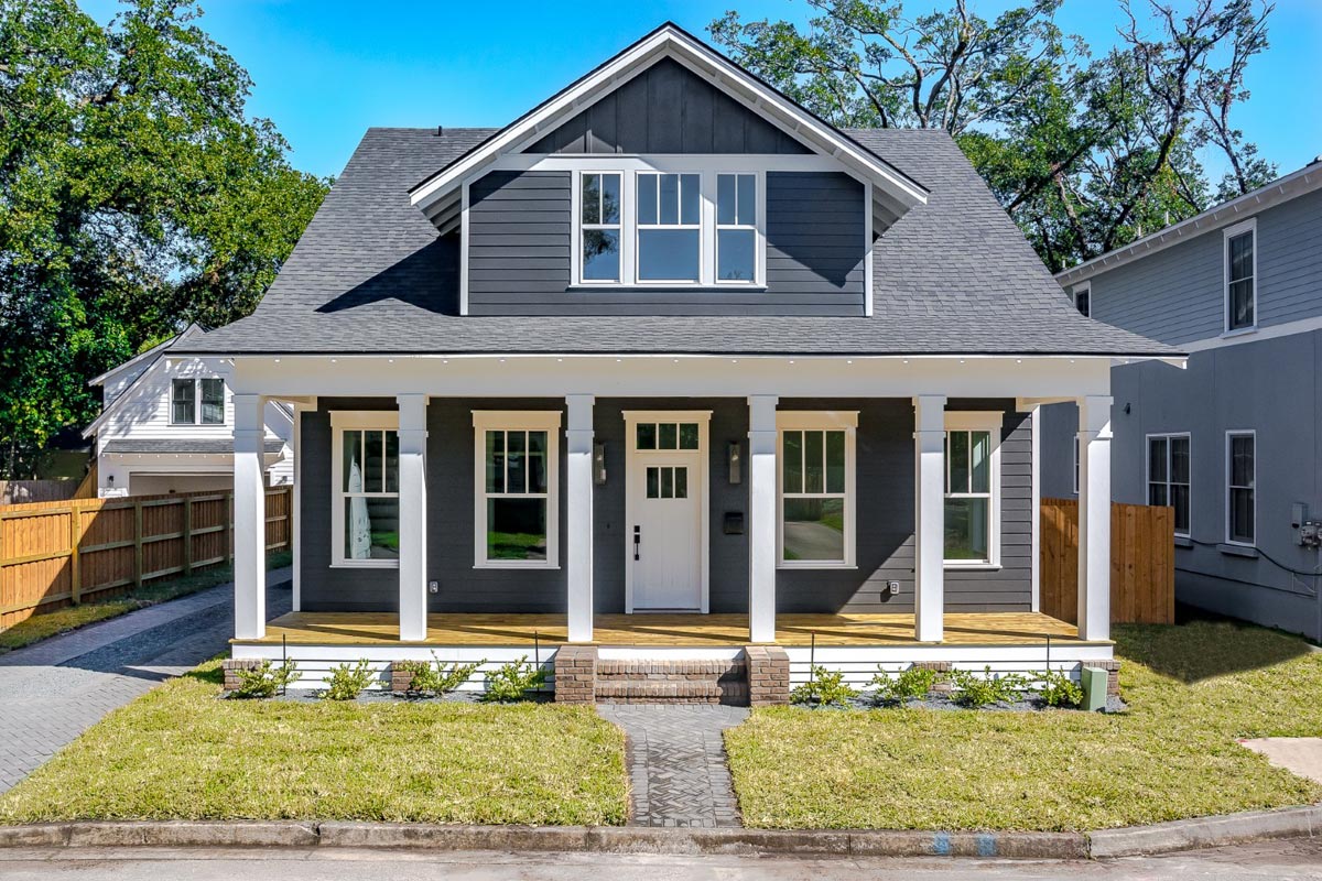 Plan 50221PH: Coastal Cottage with 8'-Deep Front Porch and Four Bedrooms