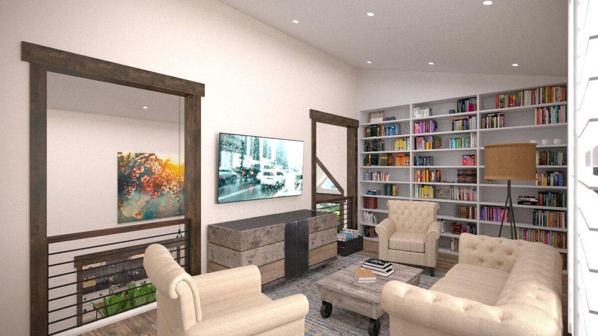 Modern Farmhouse with Studio Apartment Above Garage - 85398MS ...