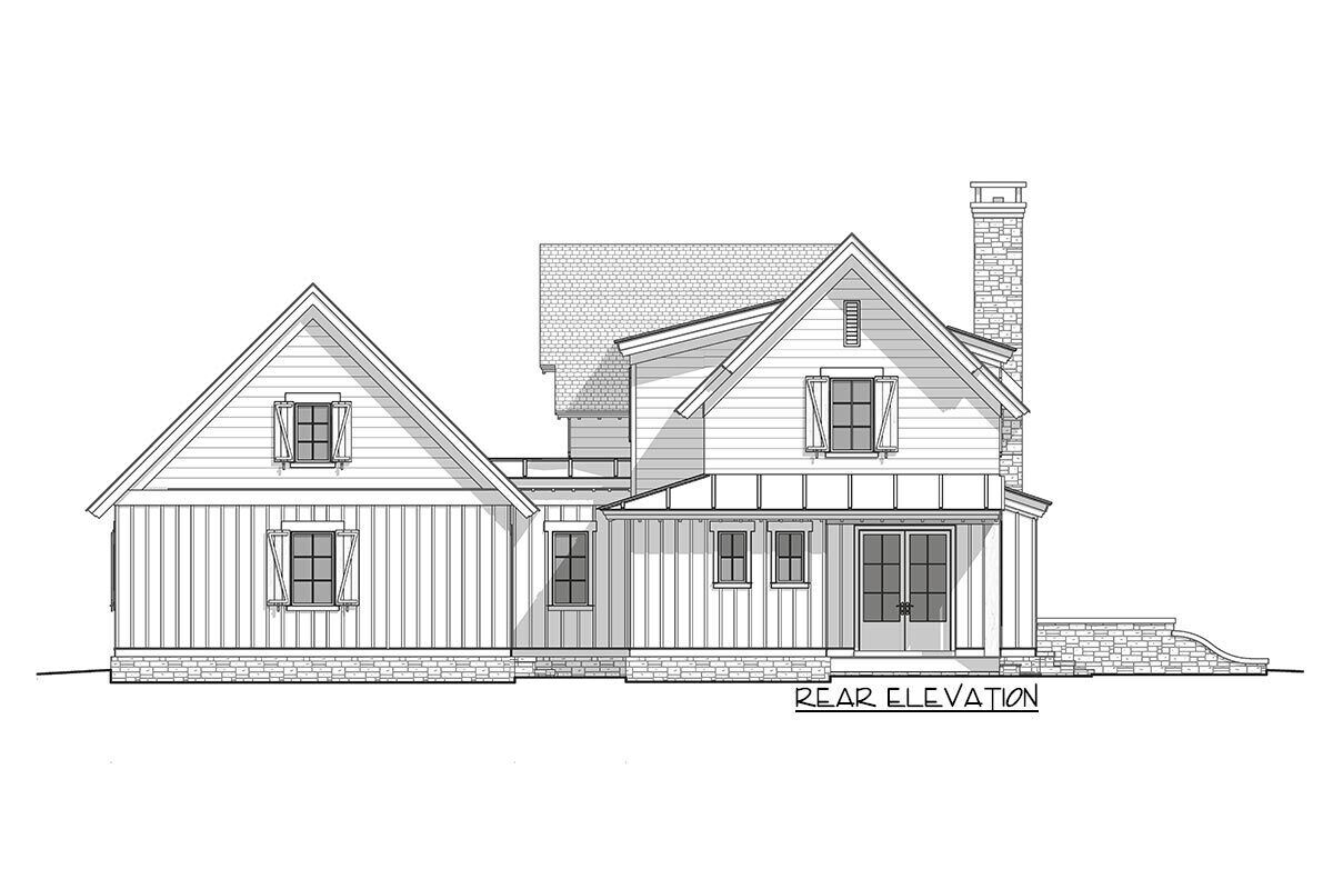 1500 Square Foot 2-Bed Cottage with Vaulted Front Porch and Great Room ...