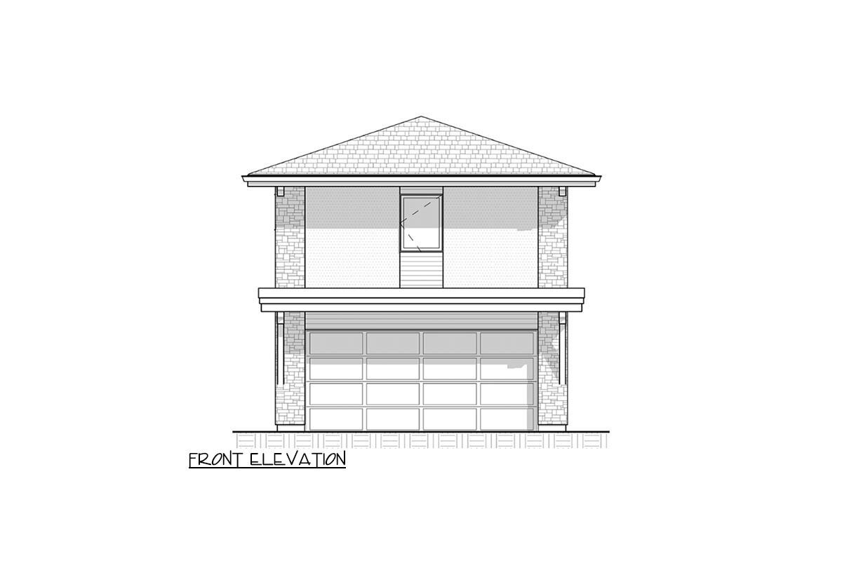 2-Car Garage with 1-Bed Apartment Above - 330003WLE | Architectural ...