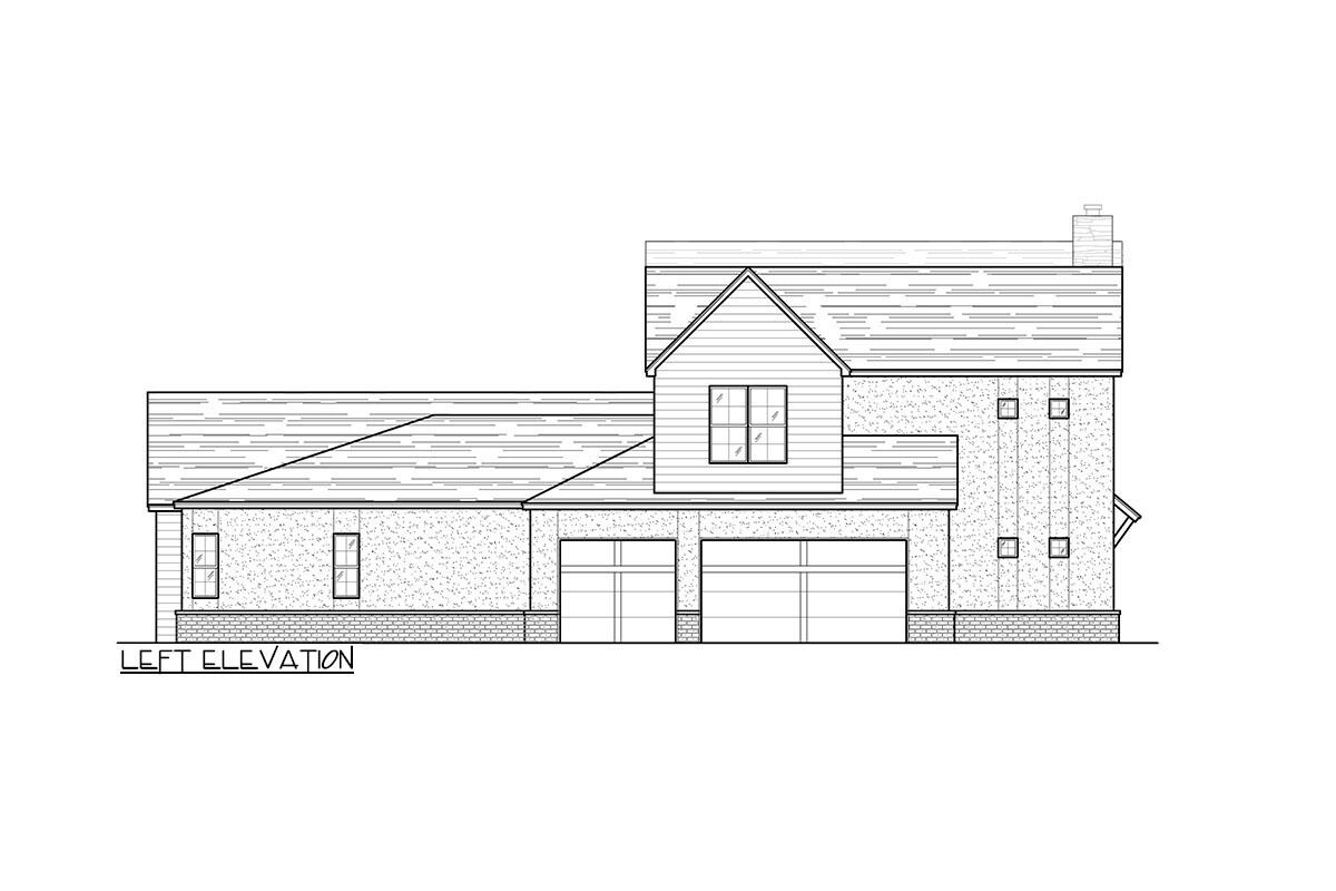 3300 Square Foot New American House Plan with Dramatic Vaulted Interior ...