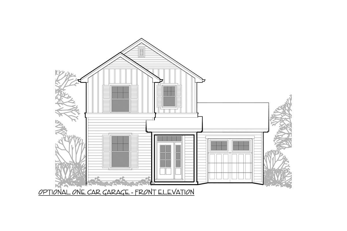 21-Foot-Wide Flexible Craftsman-Style House Plan Under 1300 Square Feet ...