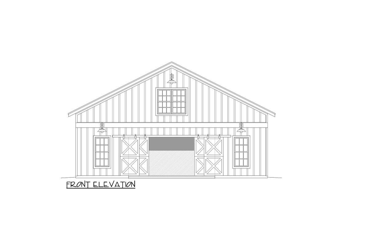 1080 Square Foot Barn Studio with Upstairs Loft - 680143VR ...